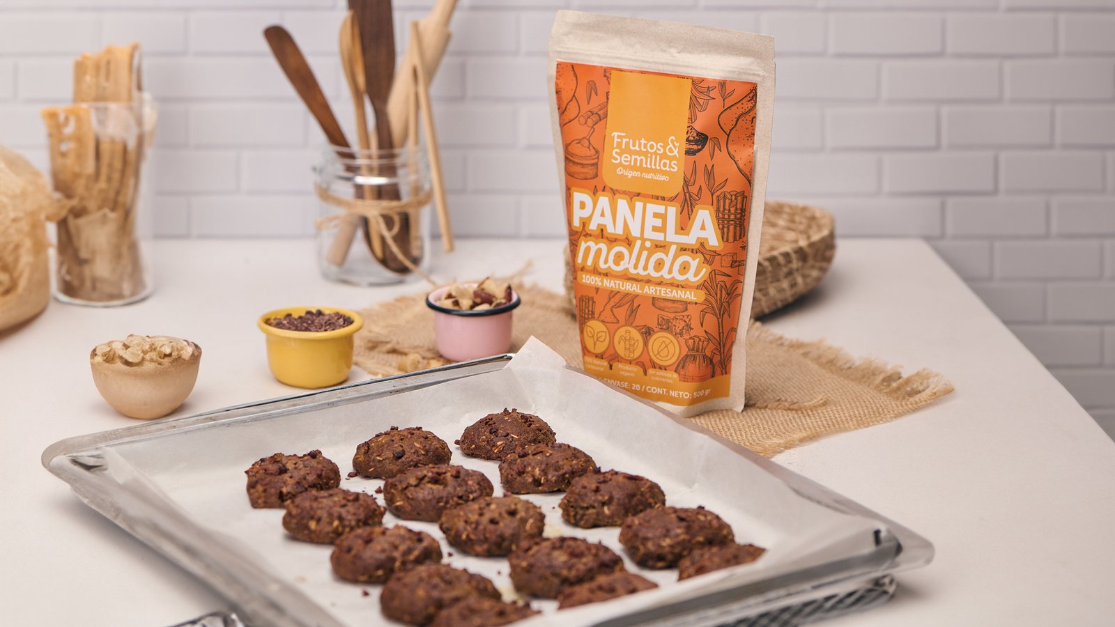 Galletas de avena y chocolate con panela | Leidy Gomez Nutricionista Online